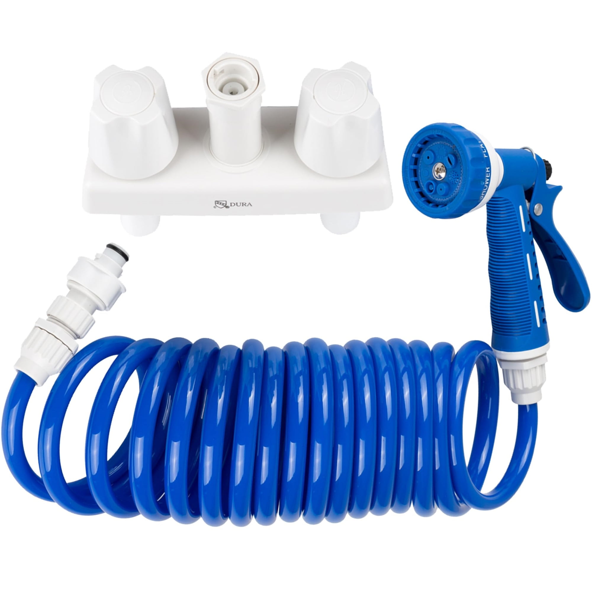 Dura Faucet DF-SA186-WT RV Exterior Quick Connect Detachable Spray ...