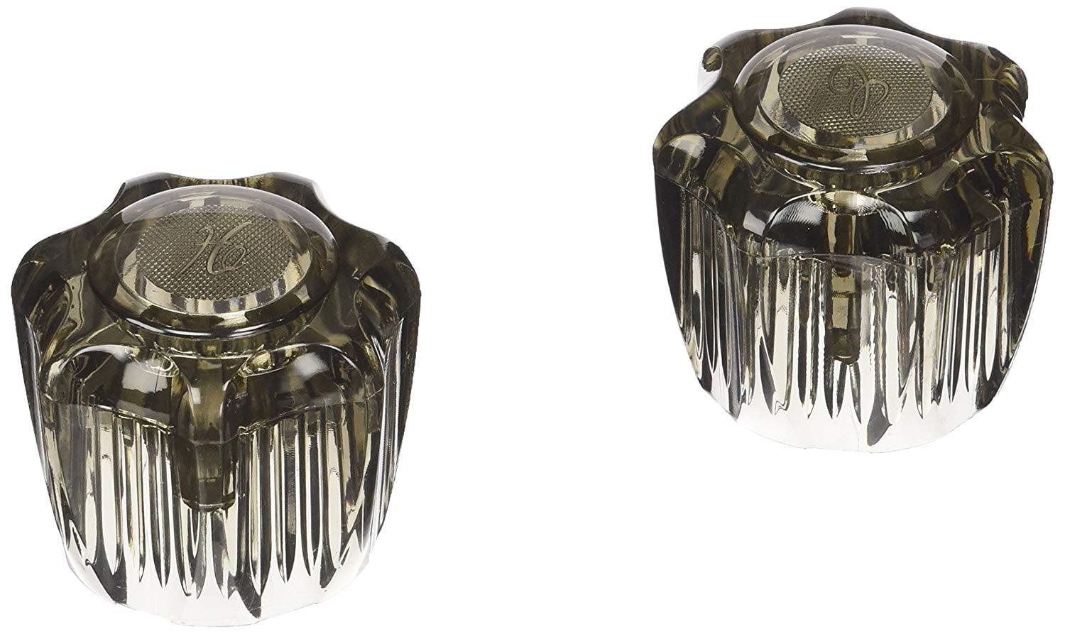 Dura Faucet Smoked Acrylic Replacement Handles for RV Faucets - Hot and ...