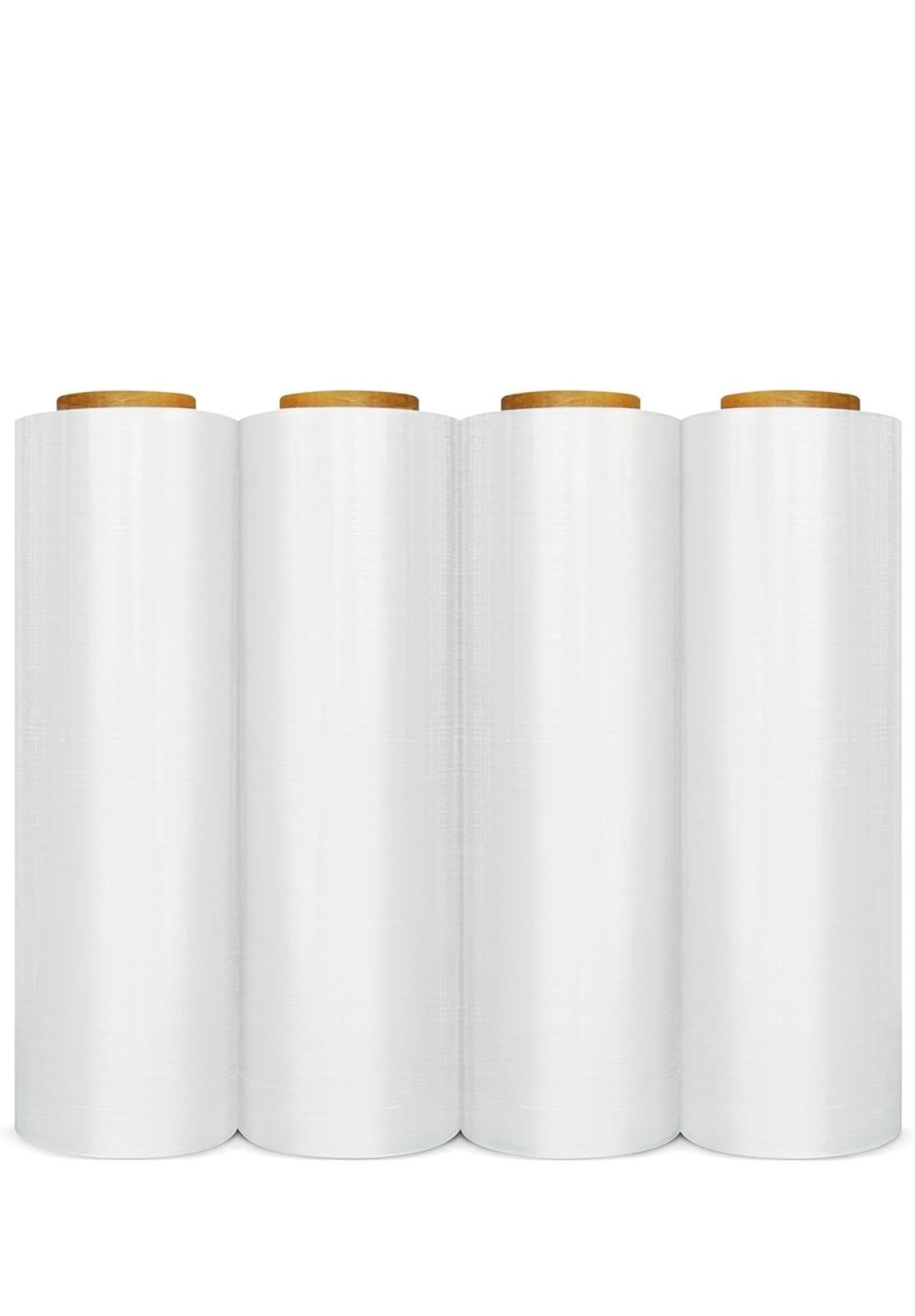 Dura Film Industrial Stretch Wrap, Clear Plastic Film Roll, 18 Inches ...