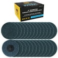 Dura-Gold 3" Diameter Surface Conditioning Discs Blue Fine Sanding Grit ...