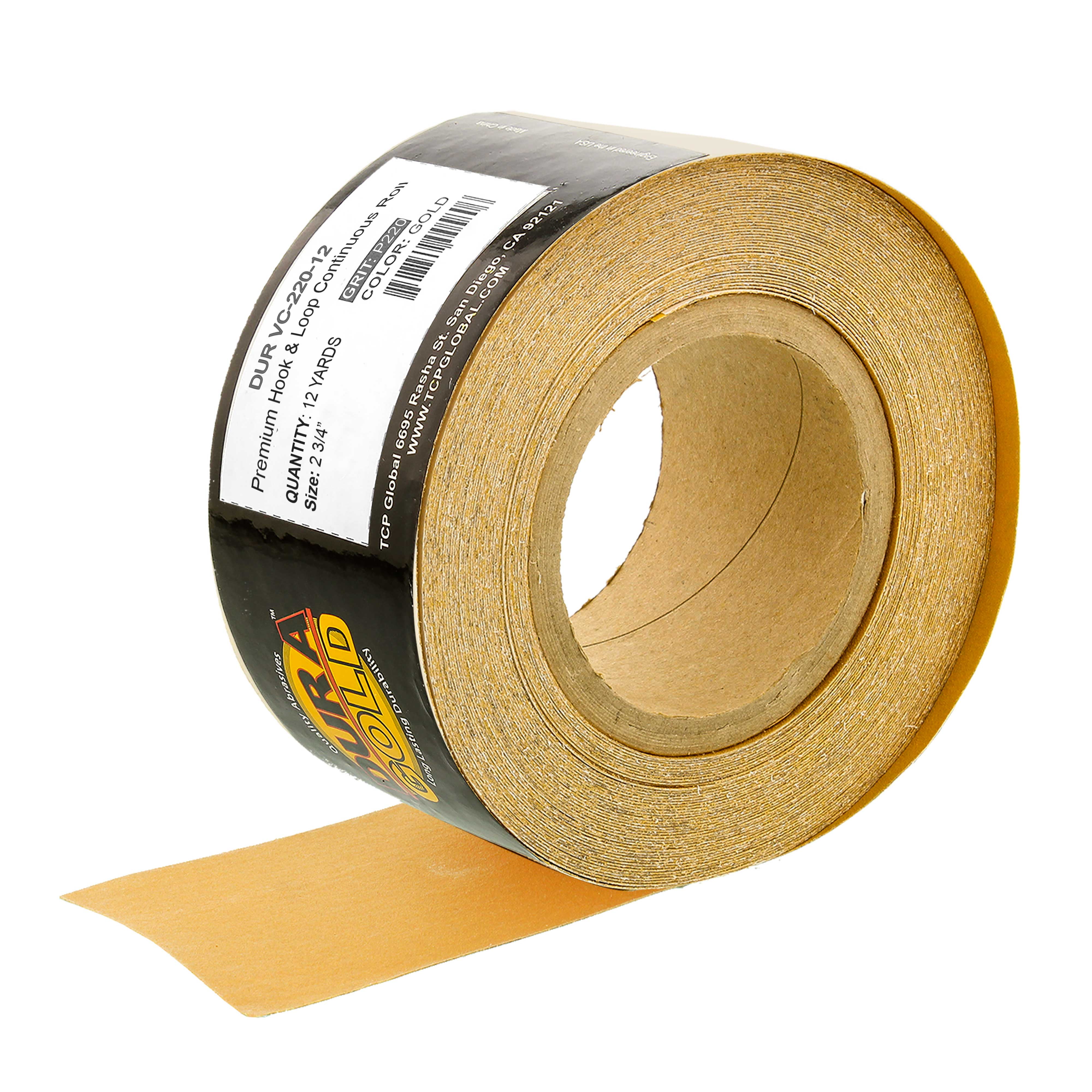 Dura-Gold Premium - 220 Grit Gold - Hook & Loop Backing Longboard ...