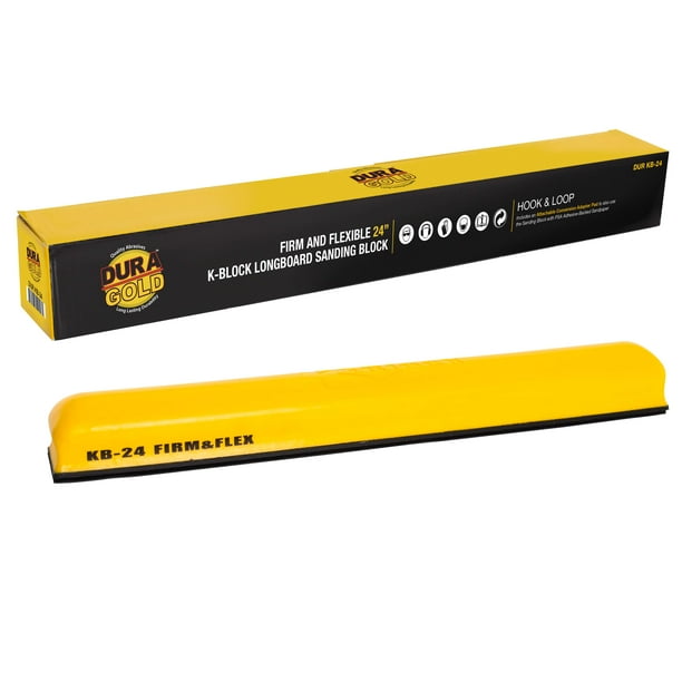 Dura-Gold Pro Series 24" K-Block Sander Firm & Flex XL Longboard Hand ...