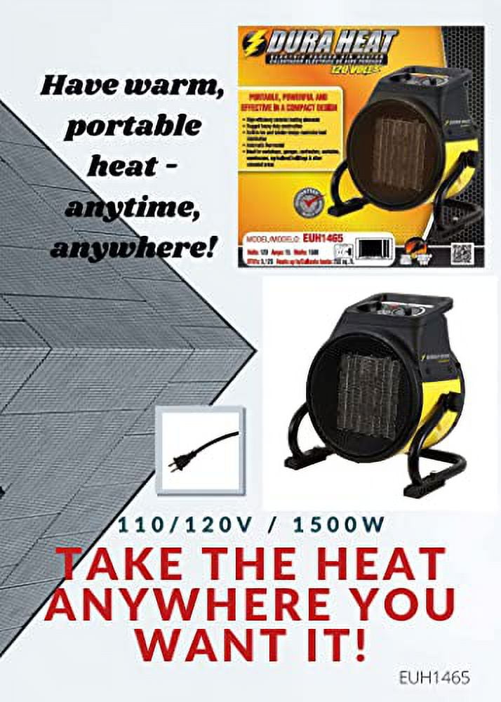 Dura Heat EUH1465 Electric Forced Air Heater with Pivoting Base 5,120 ...