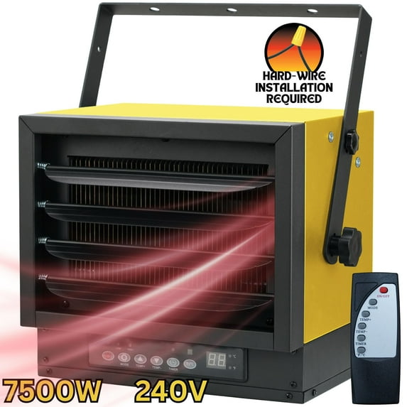 Dura Heat Hard-Wired Electric Garage Heater, Remote, Ceiling Mount ...