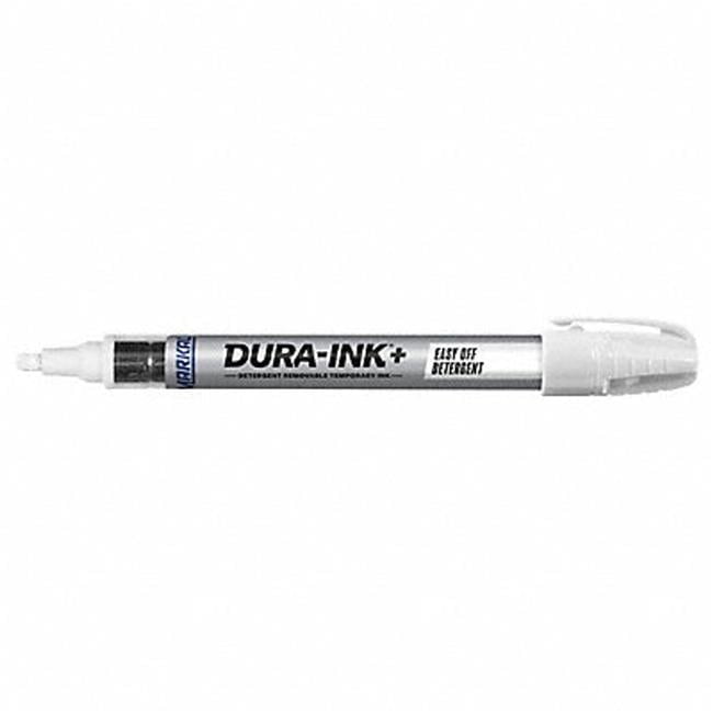 Dura Ink Easy Off Detergent Removable Ink Marker, White - Walmart.com
