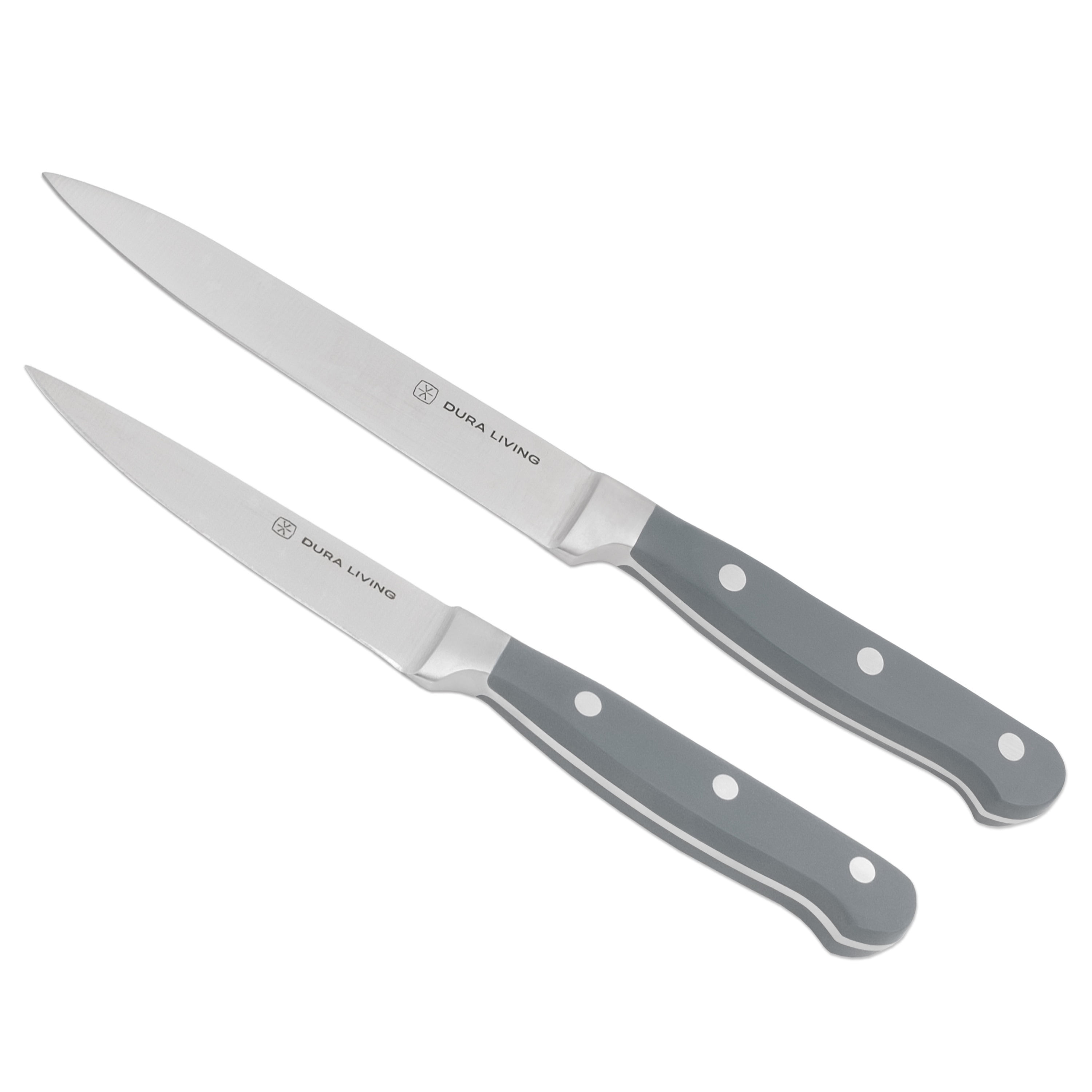 Dura Living 2 Piece Kitchen Knife Set, High Carbon Stainless Steel ...