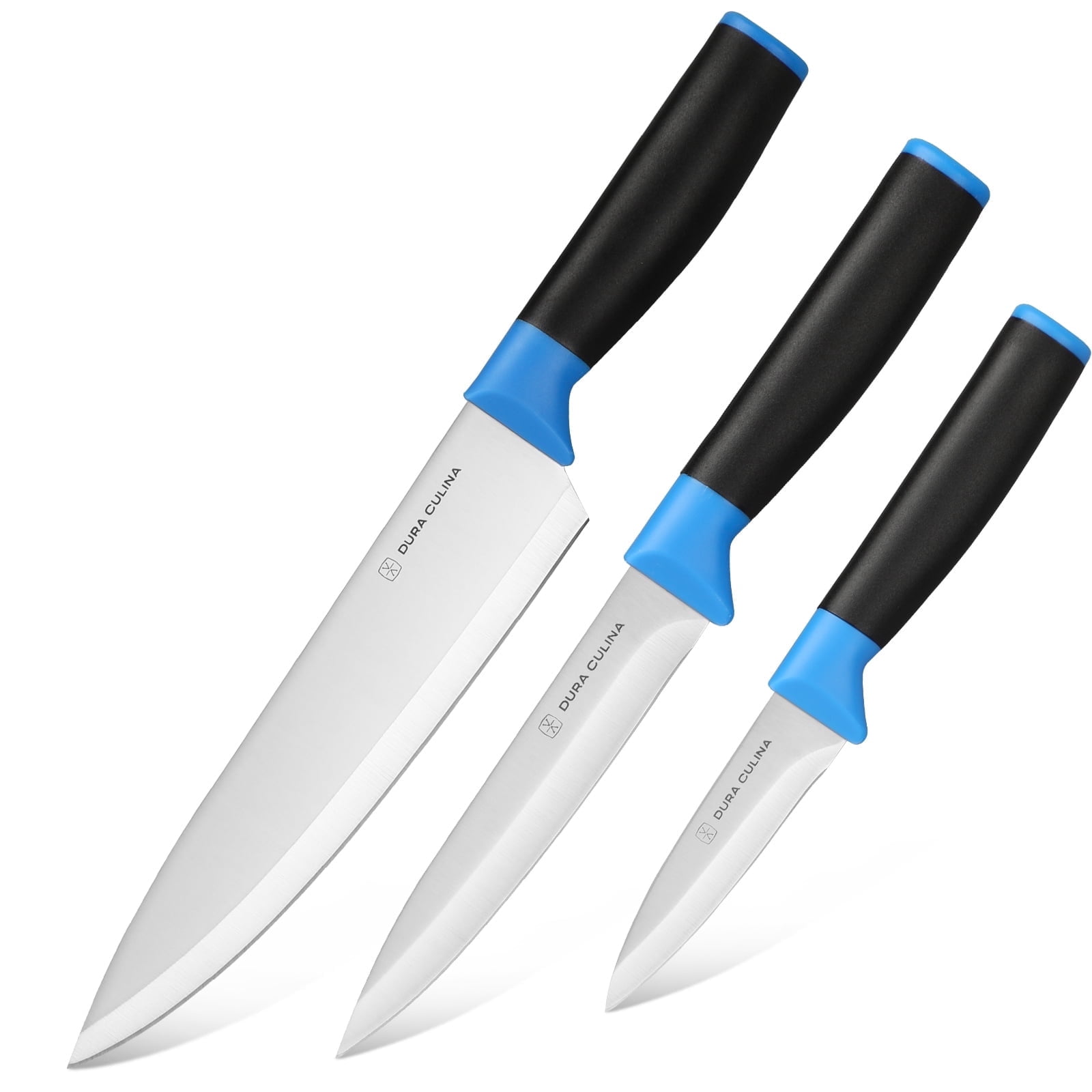Dura Living EcoCut 3-Piece Kitchen Knife Set - High Carbon Stainless ...