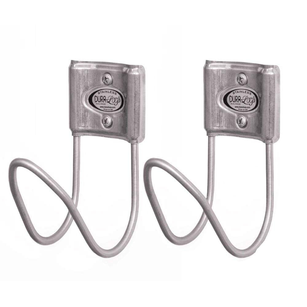Dura-Loop Stainless Steel Water Hose Hanger Small Made (2 Packs ...