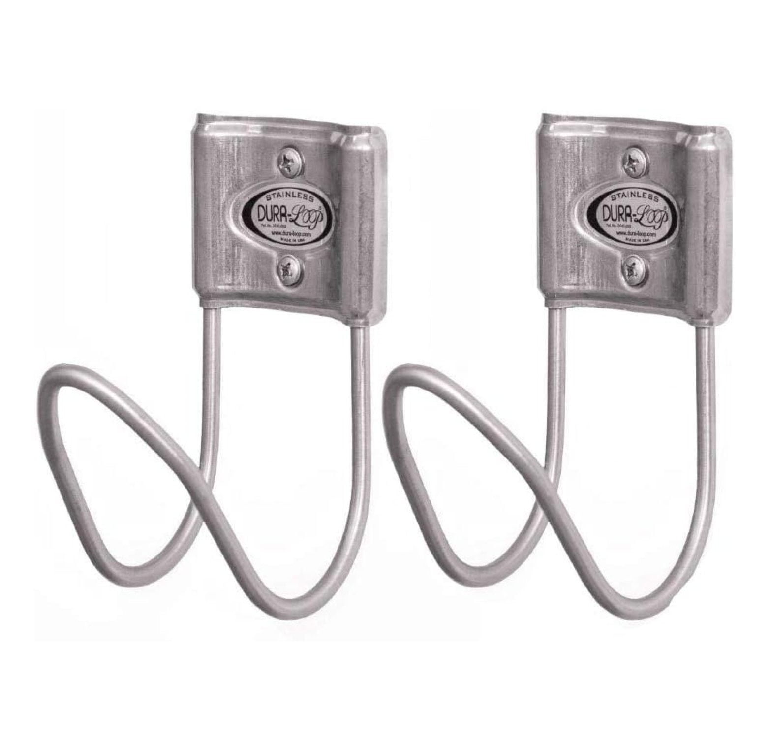 Dura-Loop Stainless Steel Water Hose Hanger Small USA Made (2 Packs ...