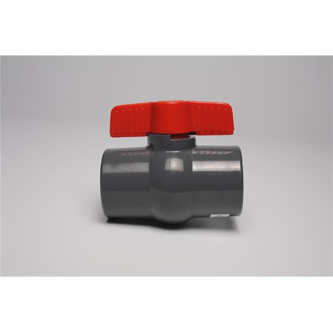 Dura Plastics DURS1030G 3 in. PVC Compact Socket Ball Valve, Gray ...