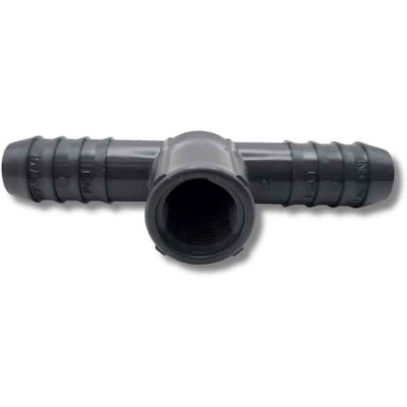 Dura Plastics Lasco Barbed Female Reducing Tee – Schedule 40 PVC 3-Way ...