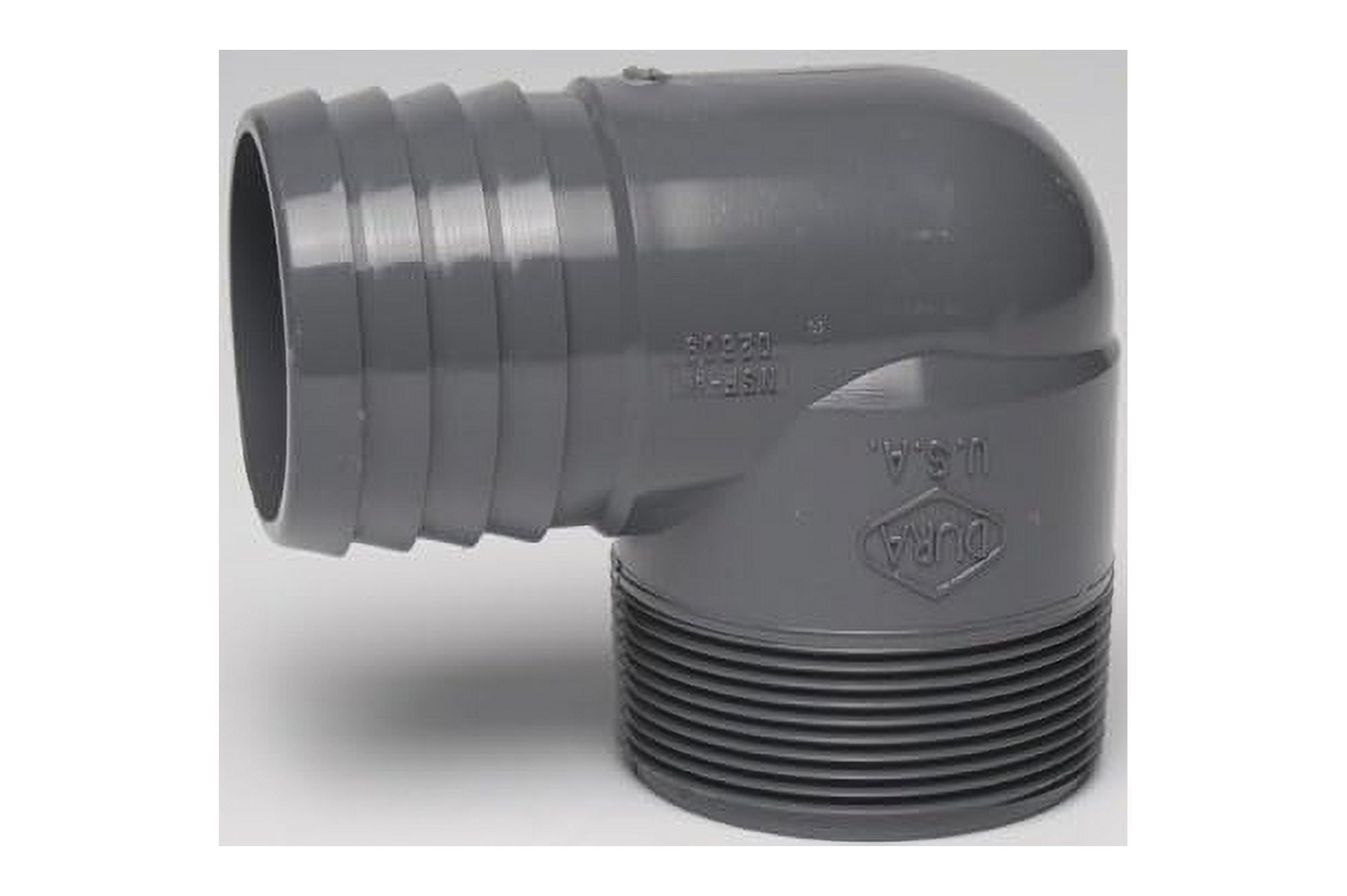 Dura Plastics | PVC Insert Combination 90 ° Elbow | Schedule 40 Black ...