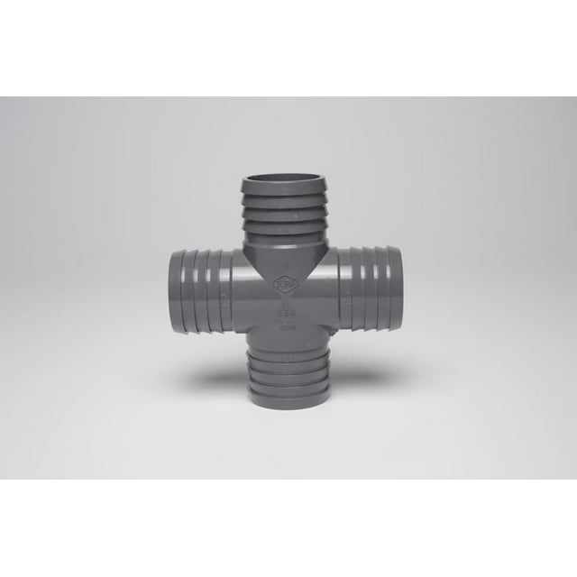 Dura Plastics | PVC Insert Cross | Schedule 40 Black | 1-1/2" (INSERT ...