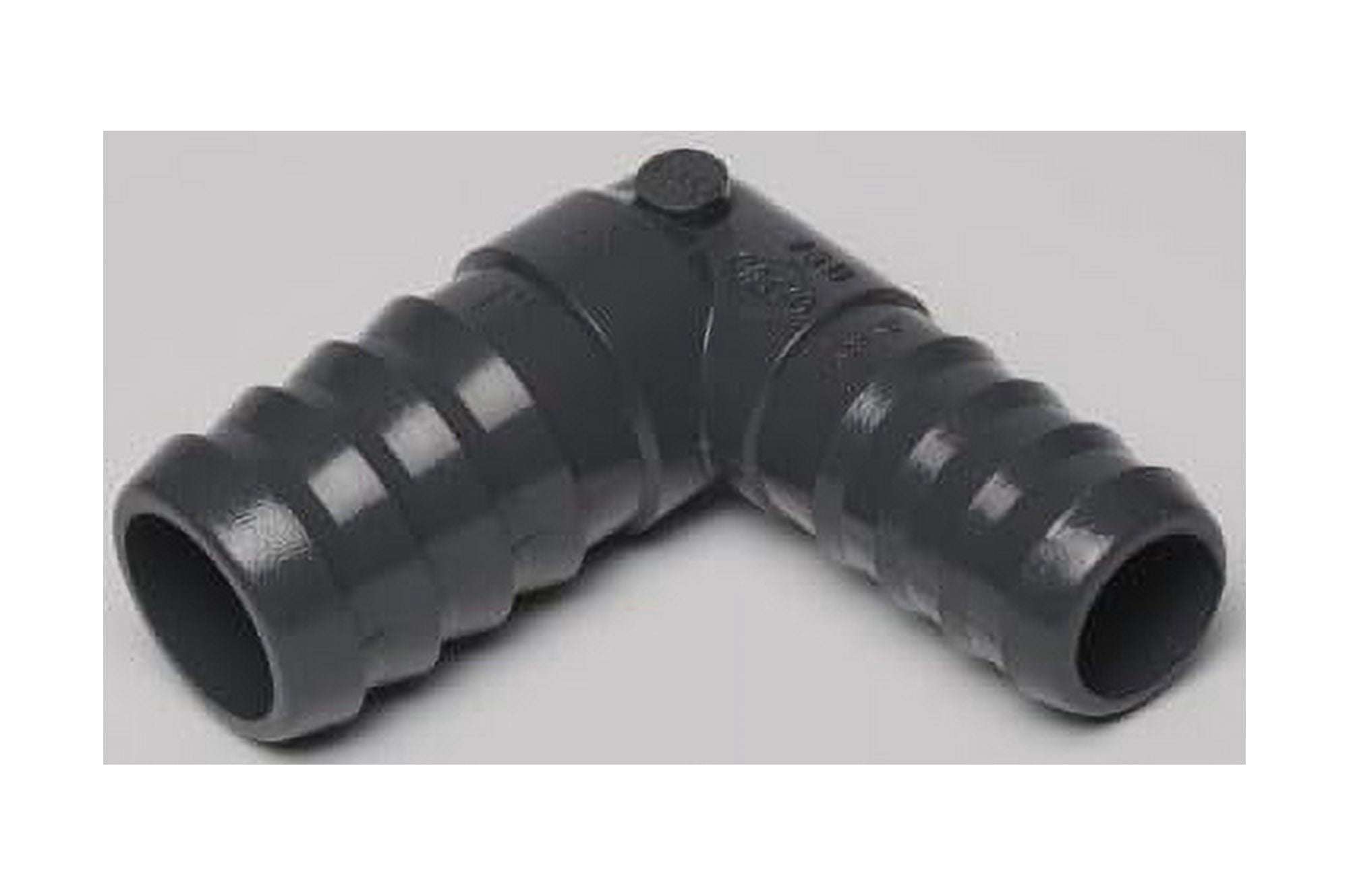 Dura Plastics | PVC Insert Reducing 90 ° Elbow | Schedule 40 Black | 1" x 3/4" (INSERT X ...
