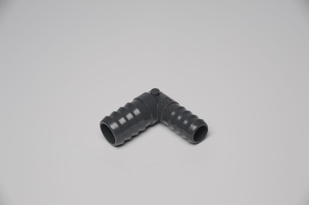 Dura Plastics | PVC Insert Reducing 90 ° Elbow | Schedule 40 Black | 2 ...