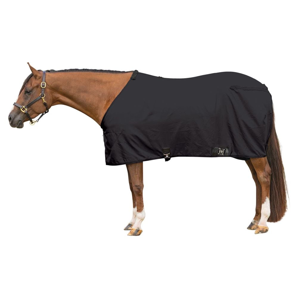 Dura-Tech Closed Front Nylon Horse Stable Sheet| 420D Nylon | Black ...