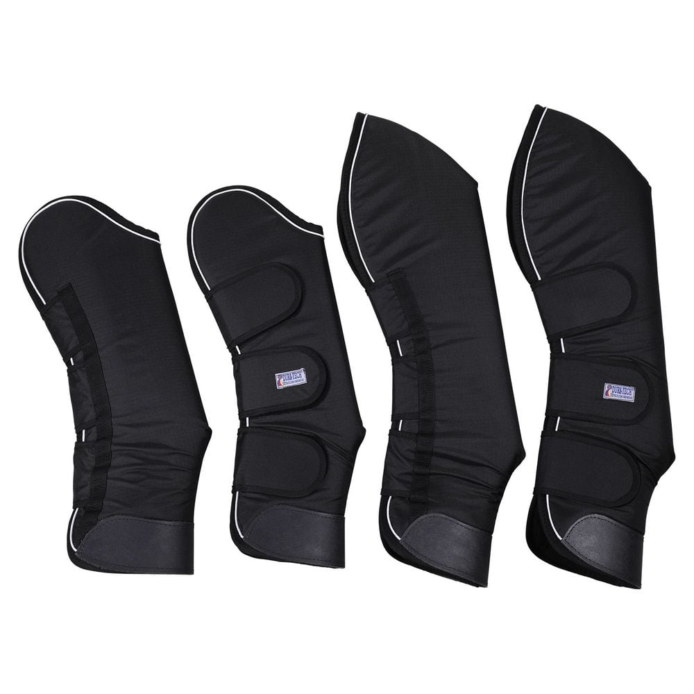 Dura-Tech Fleece Lined Horse Shipping Boots | Set of 4 | Black | Size ...