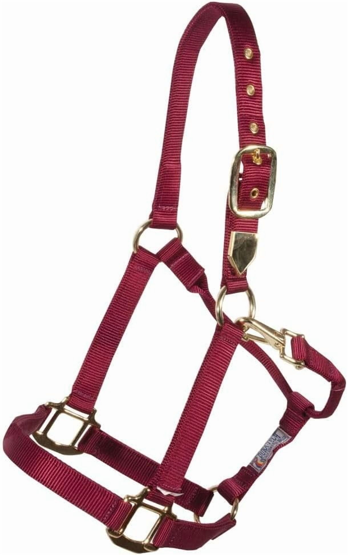 Dura-Tech Supreme Triple Ply Nylon Horse Halter with Brass Grommets ...