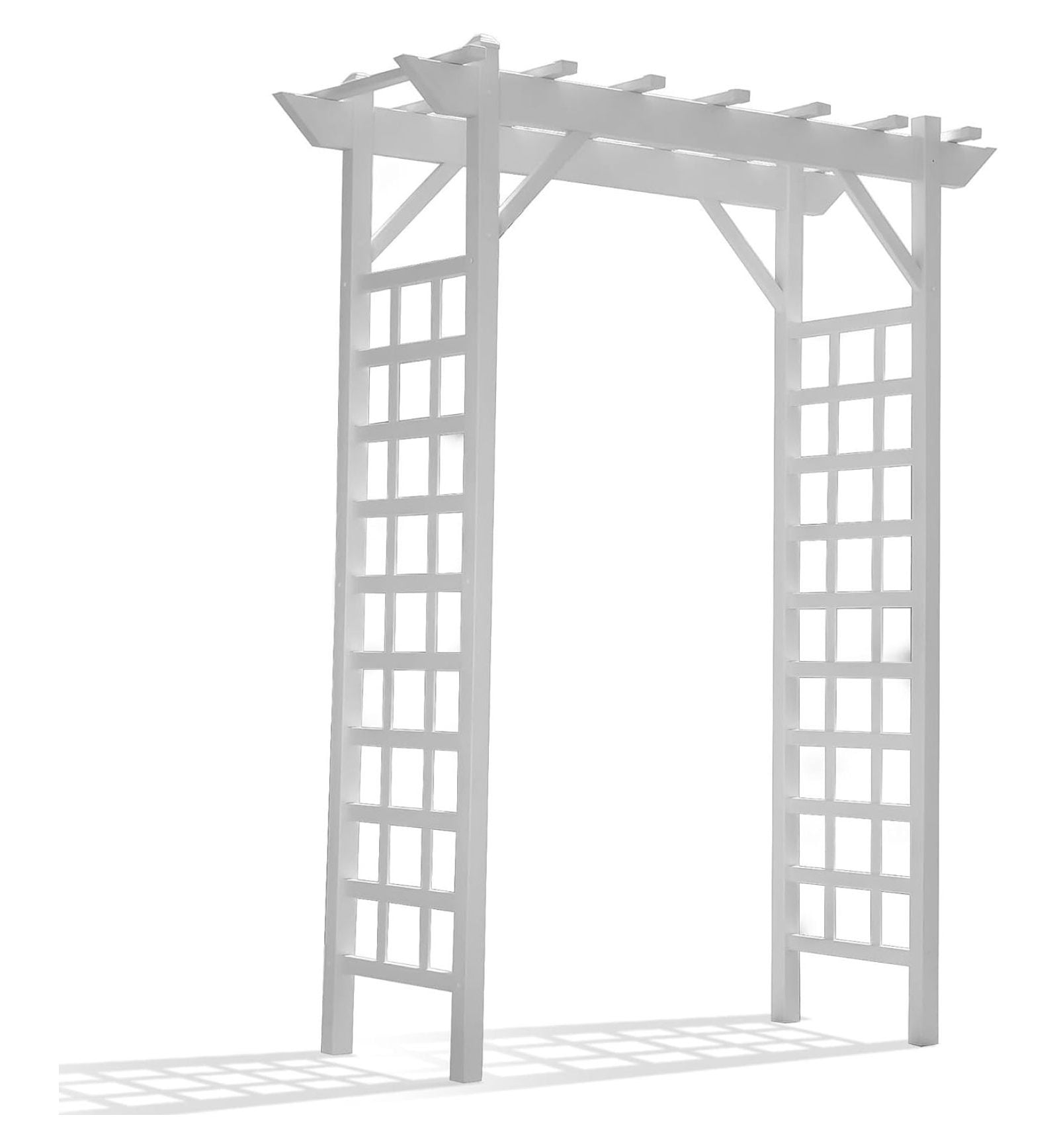 Dura-Trel PVC Garden Arbor, Arch Support for Climbing Plants ...
