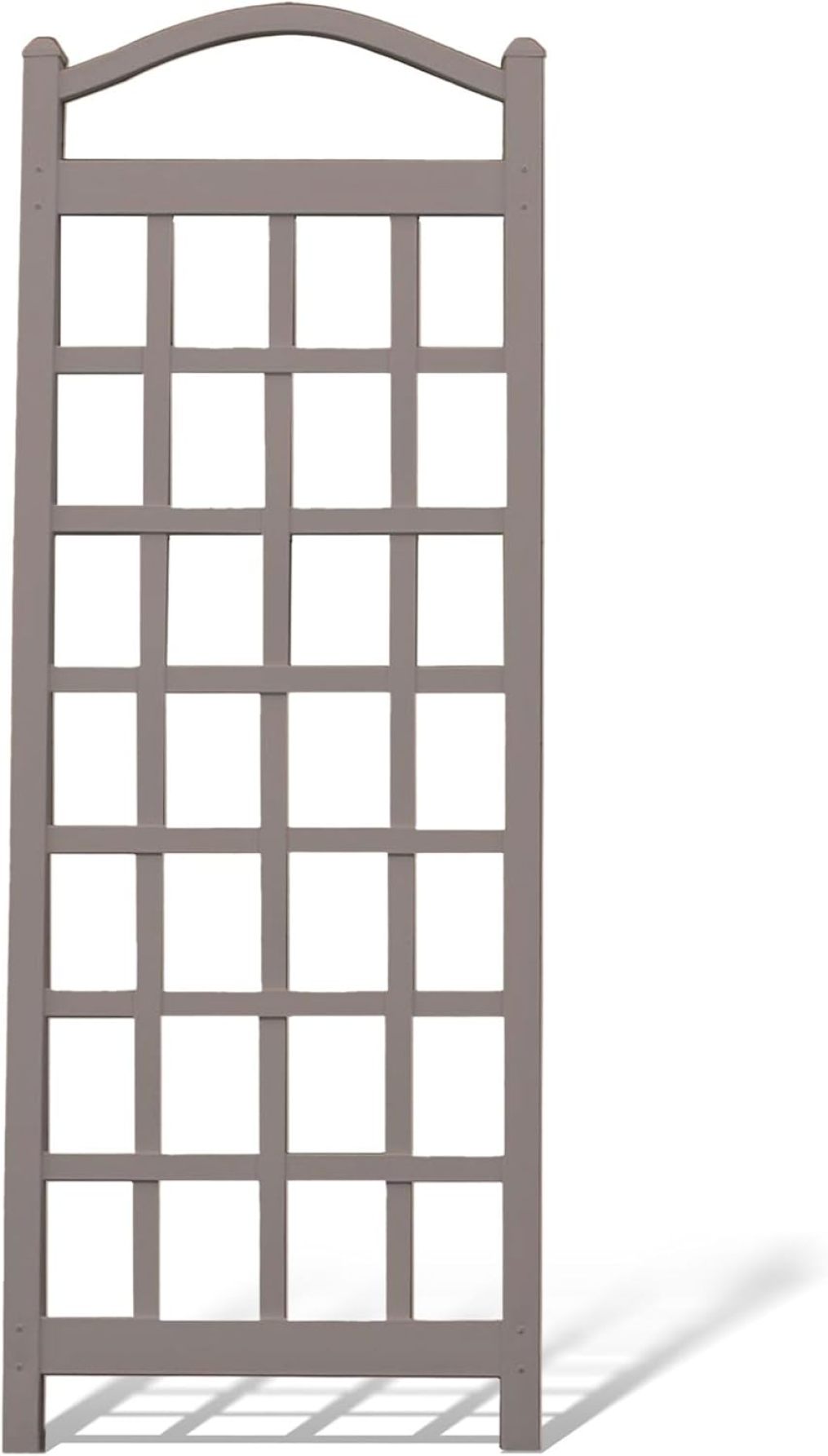 Dura-Trel PVC Garden Trellis for Climbing Vine Plants, Cambridge, Mocha ...