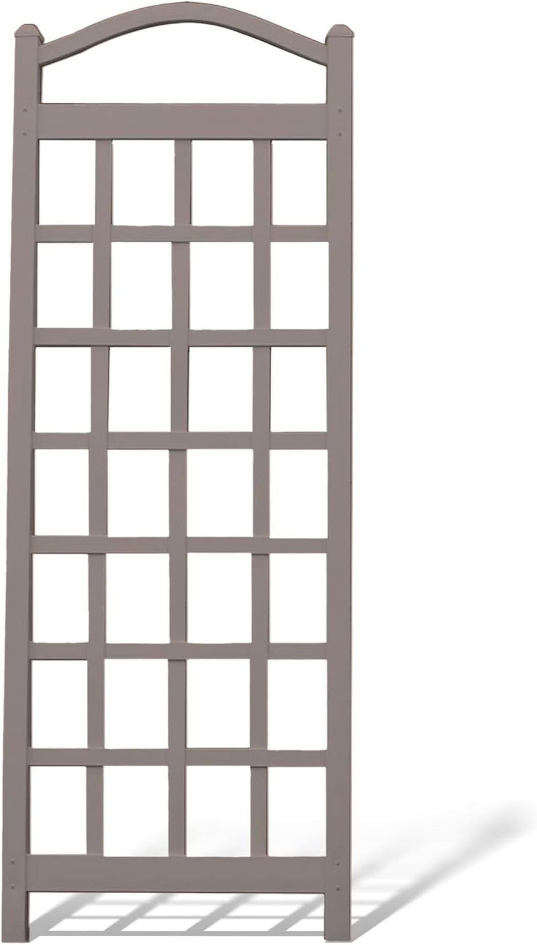 Dura-Trel PVC Garden Trellis for Climbing Vine Plants, Cambridge, Mocha ...