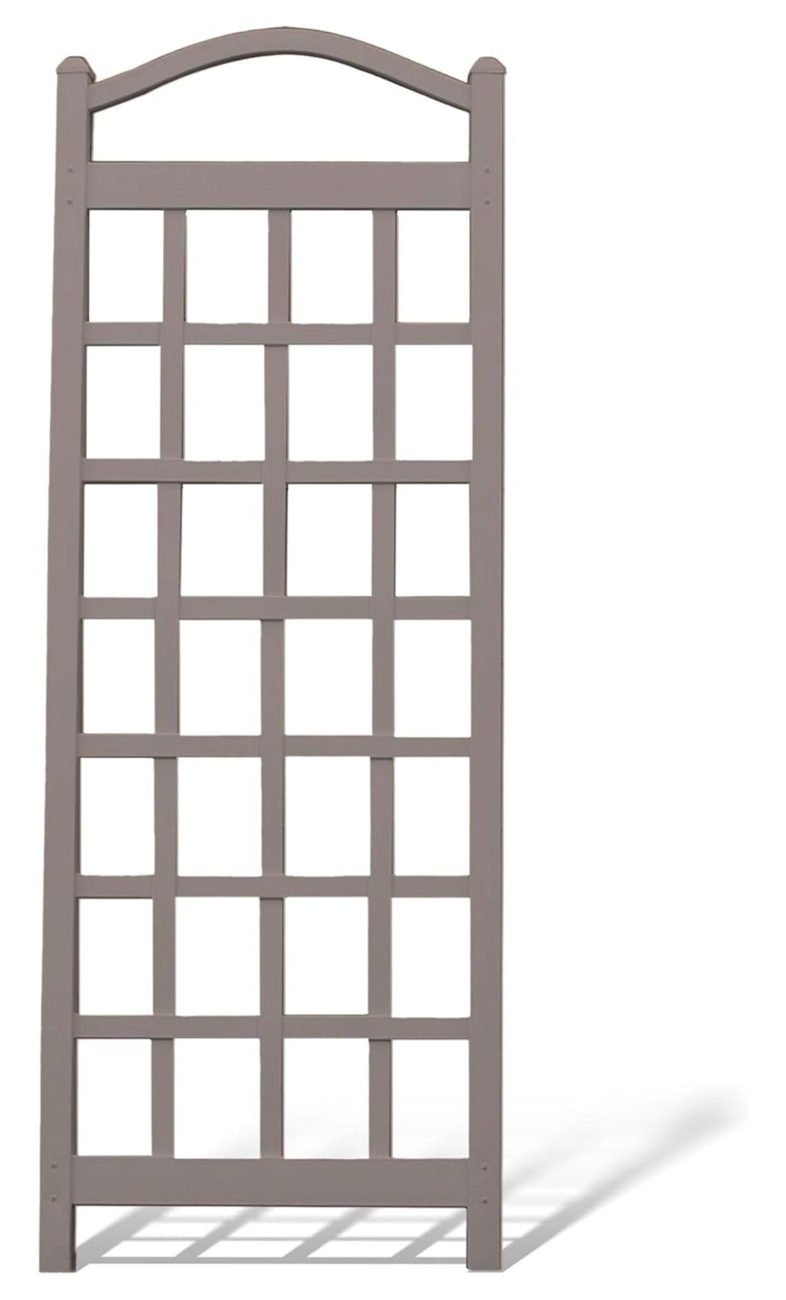 Dura-Trel PVC Garden Trellis for Climbing Vine Plants, Cambridge, Mocha ...