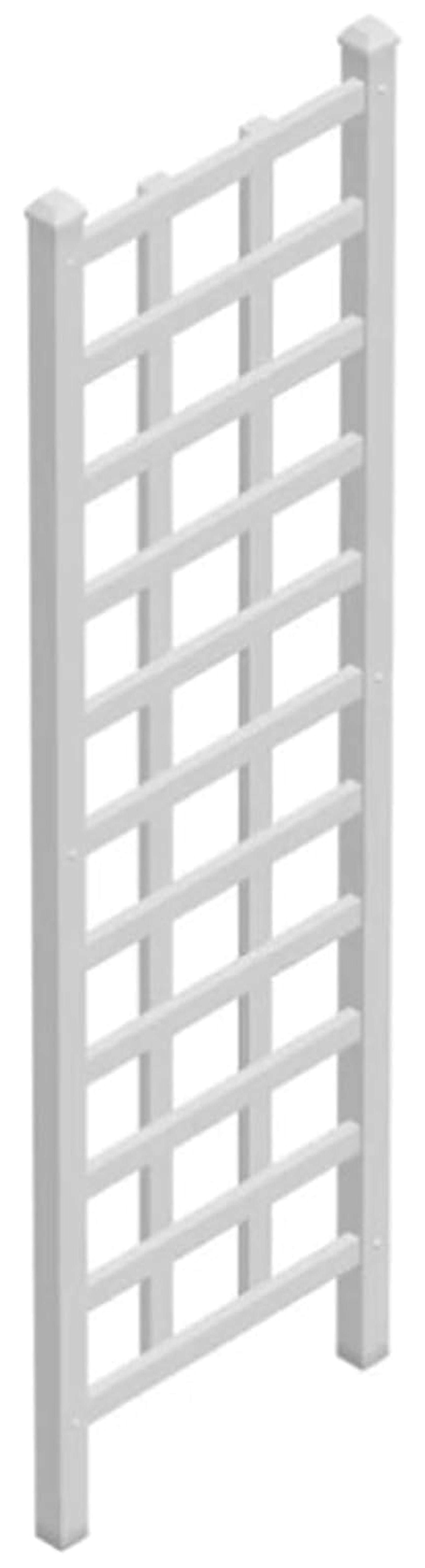 Dura-Trel Providence Trellis 22x75 Inch – Outdoor Garden Trellis, White ...