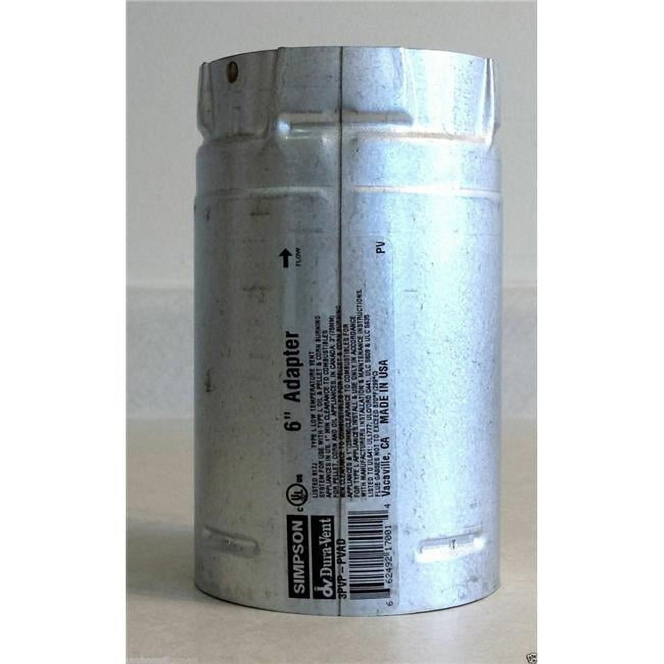 Dura Vent 3PVP-PVAD 3 in. PelletVent Pro PVP Adapter Old to New Pipe ...