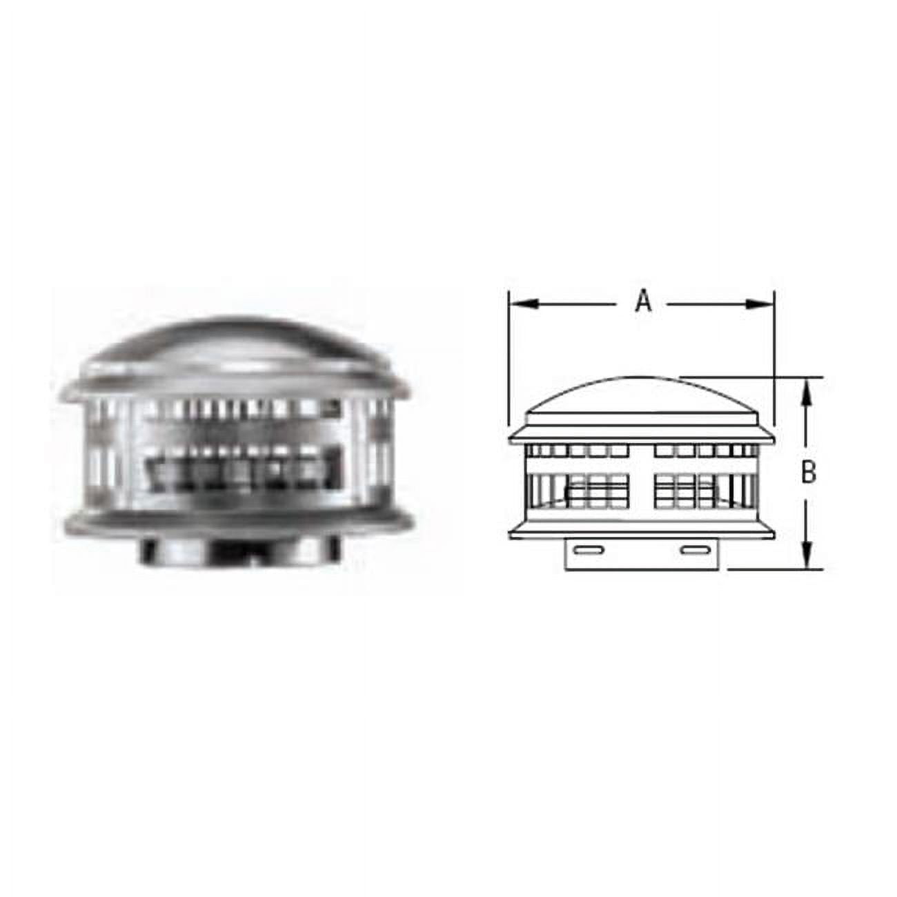 Dura Vent 8GVDC 8 in. Round Gas Vent DuraCap - Walmart.com