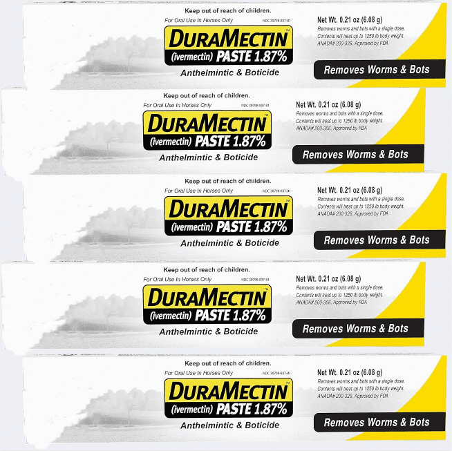 Dura'mectin_Equine Wormer Paste, Dewormer Paste for Horses - Effective ...