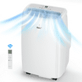 DuraComfort Portable AC Unit 8,000 BTU(ASHRAE), Cools up to 150 Sq. Ft. Dehumidifier, cool, fan ...