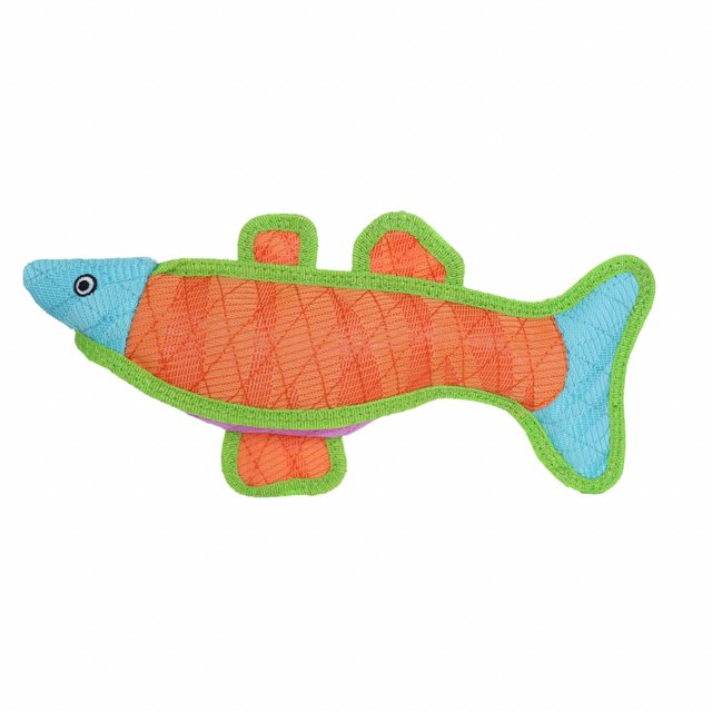 DuraForce Durable Woven Fiber Fish Dog Toy with Squeaker - Walmart.com