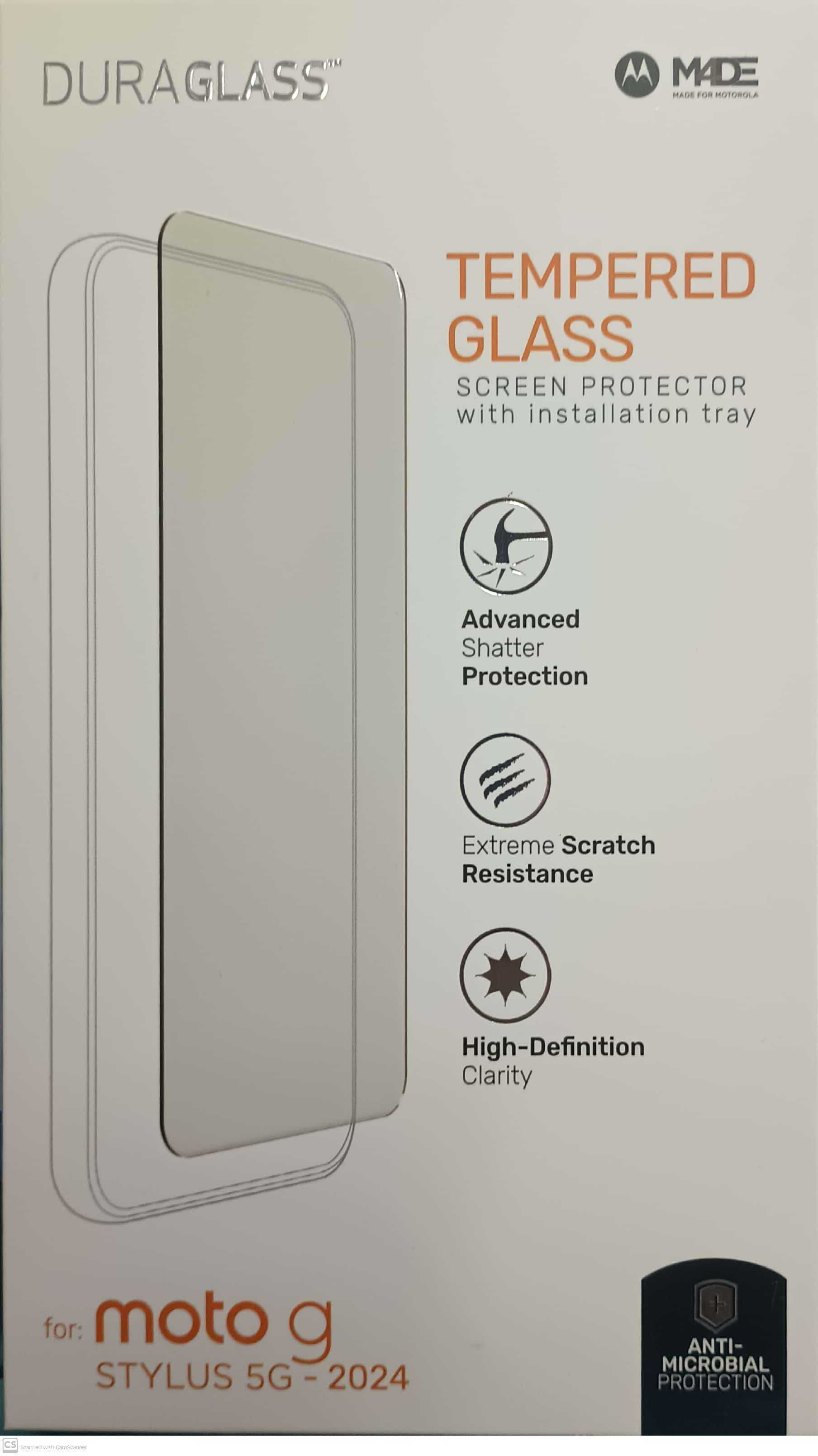 DuraGlass Tempered Glass Screen Protector For moto g stylus 5G - 2024 ...