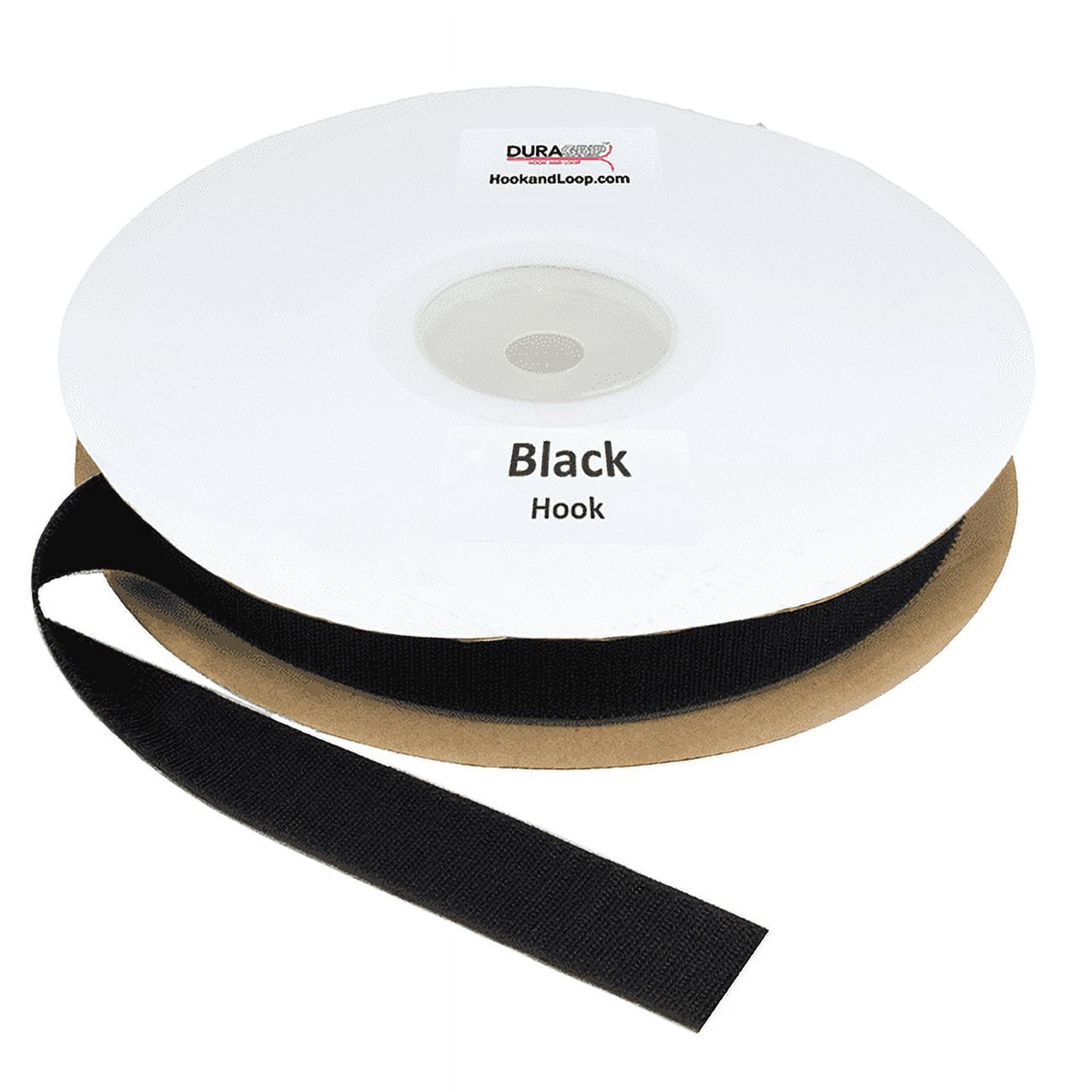DuraGrip® Brand - 1.5" Black Hook Peel & Stick - Rubber - Walmart.com