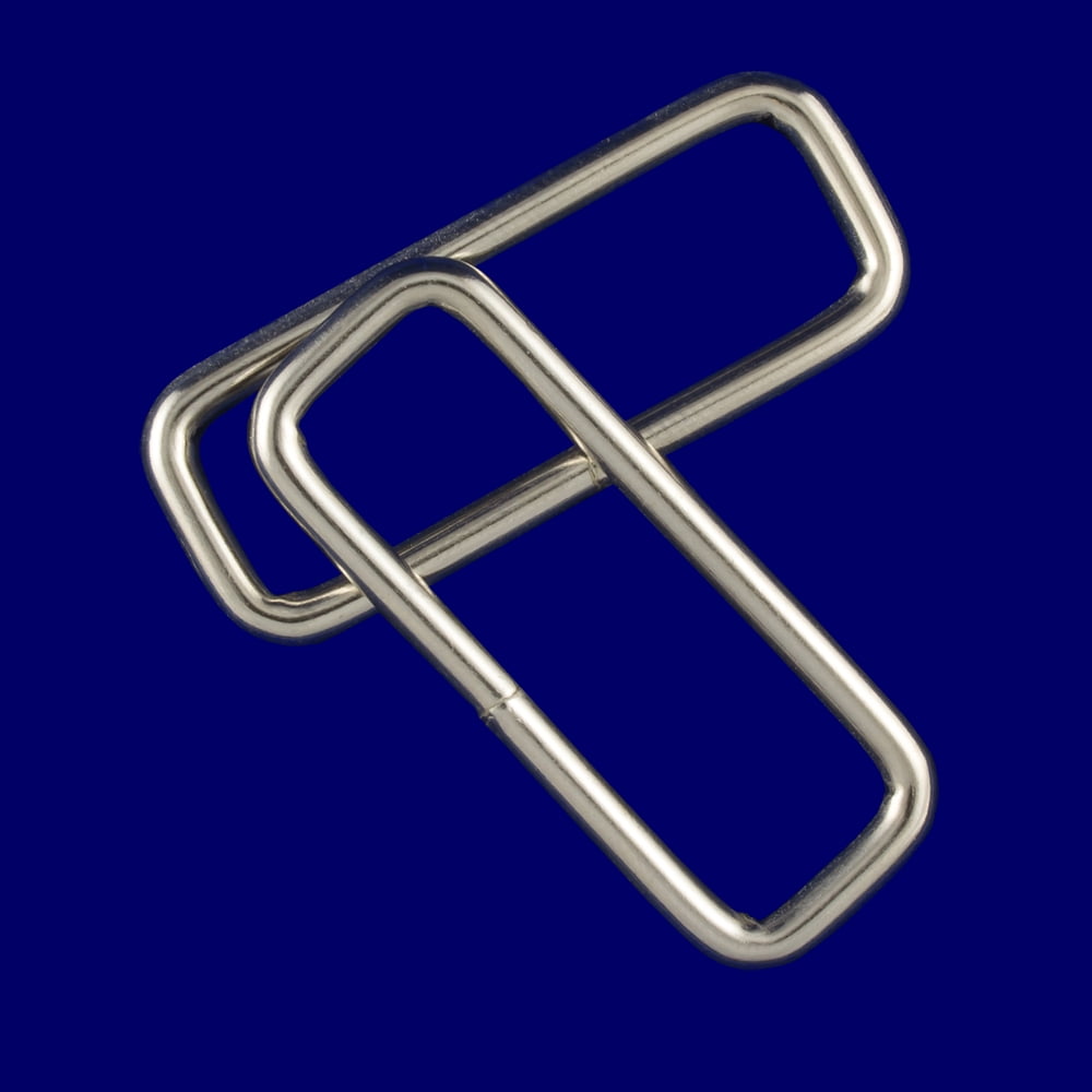 DuraGrip® Brand - 1.5" Nickel Plated Rectangular Rings - Walmart.com