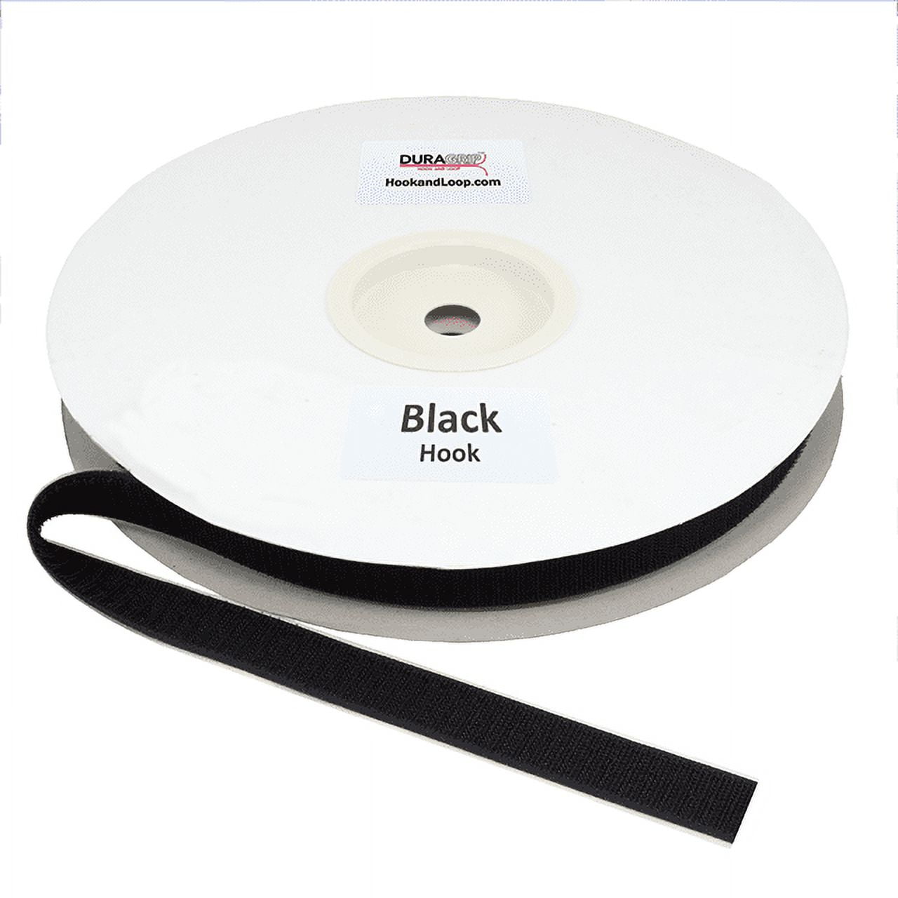 DuraGrip® Brand - 1" Black Hook Peel & Stick - Rubber - Walmart.com