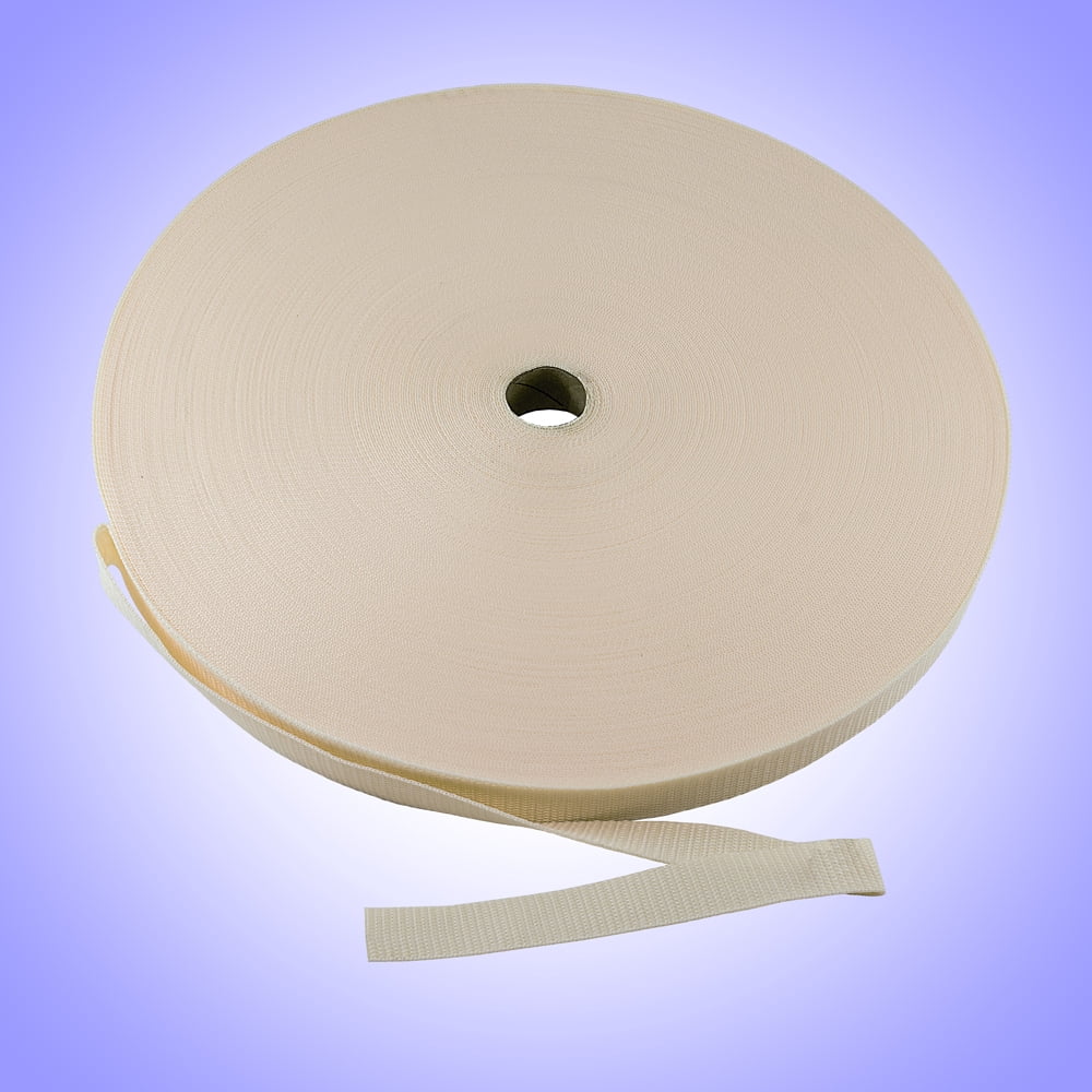 DuraGrip® Brand - 1" Bone Heavyweight Polypropylene Webbing - Walmart.com