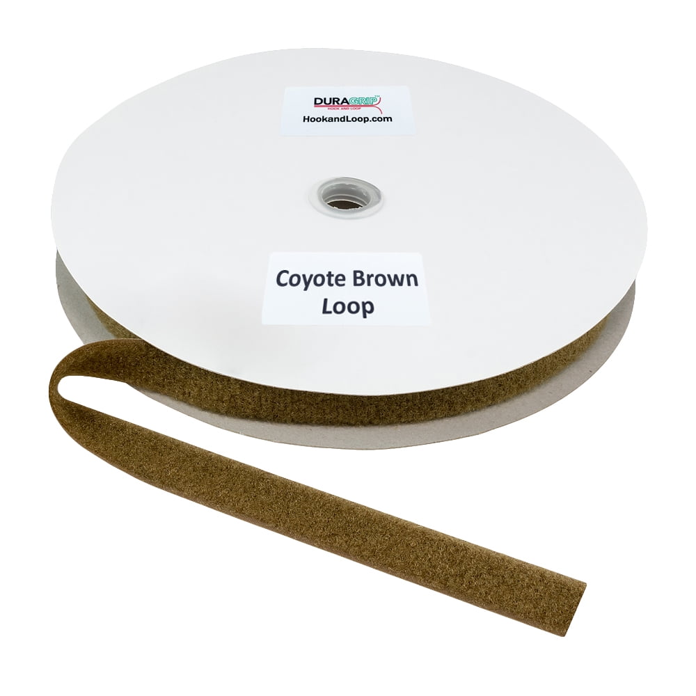 DuraGrip® Brand - 1" Coyote Brown Loop Sew-On - Walmart.com