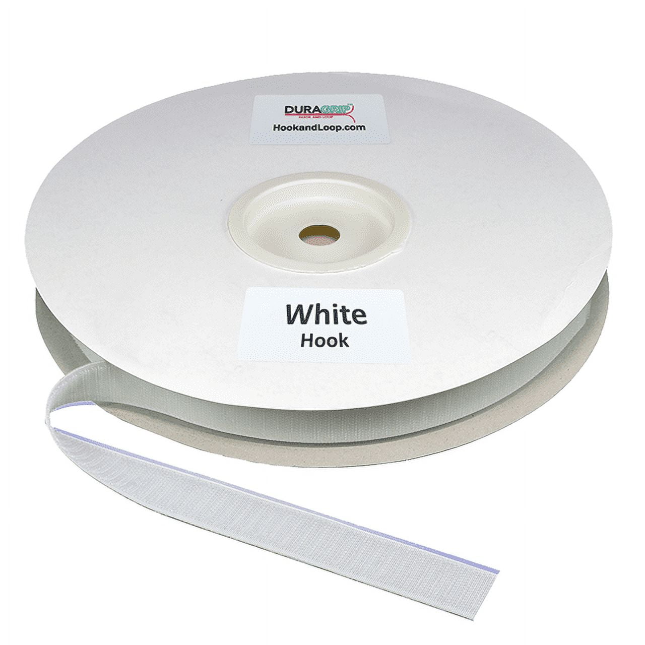 DuraGrip® Brand - 1" White Hook Peel & Stick - Rubber - Walmart.com