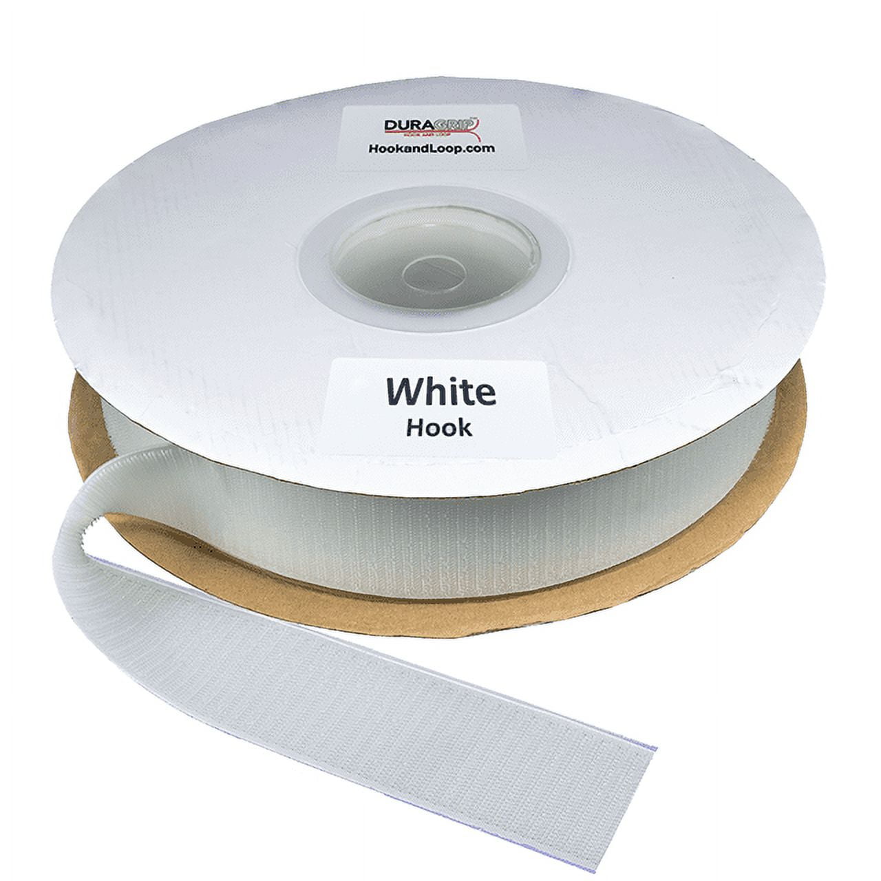 DuraGrip® Brand - 2" White Hook Peel & Stick - Rubber - Walmart.com