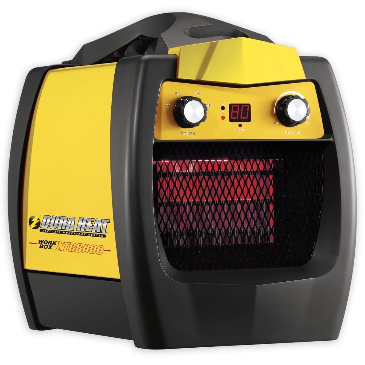 DuraHeat Portable Propane Forced Air Heater with Blower, 60000 BTU ...