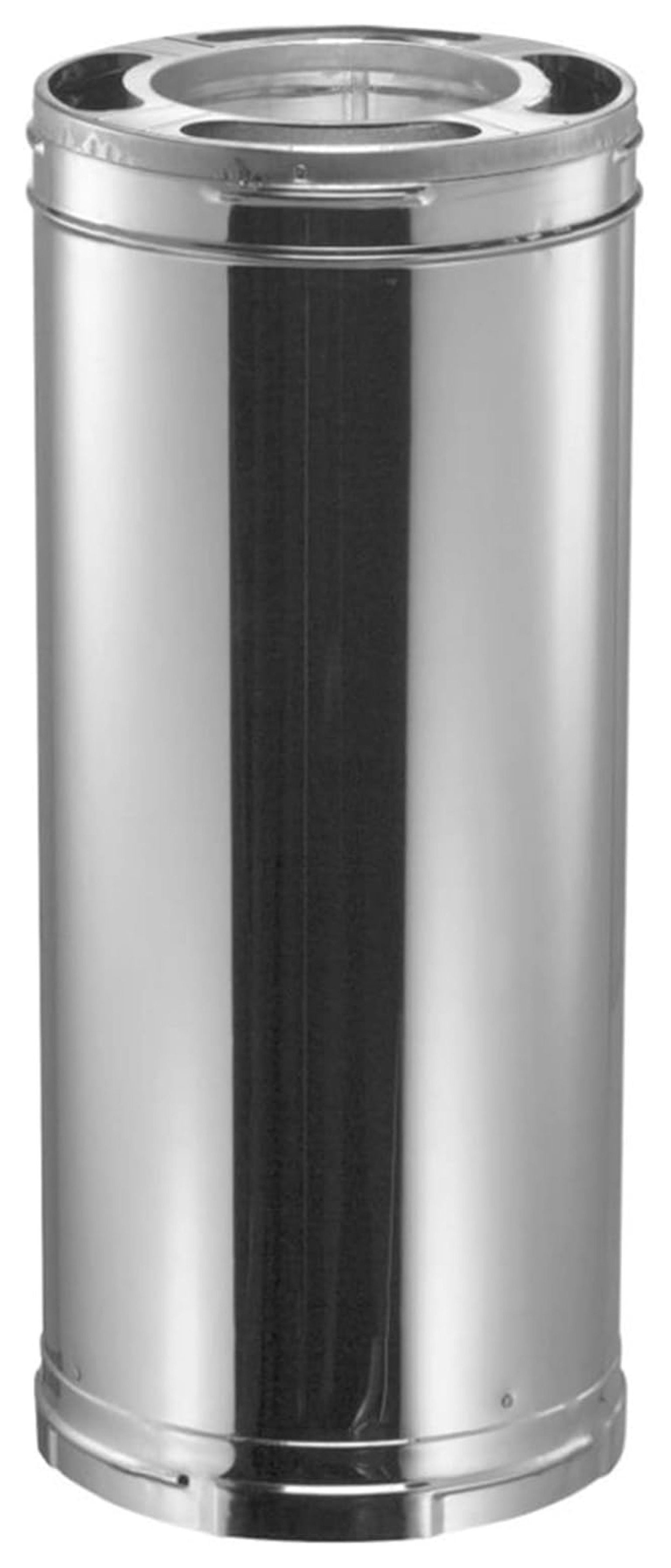 DuraPlus Triple-Wall Galvanized Steel Wood Stove Chimney Connector Pipe ...