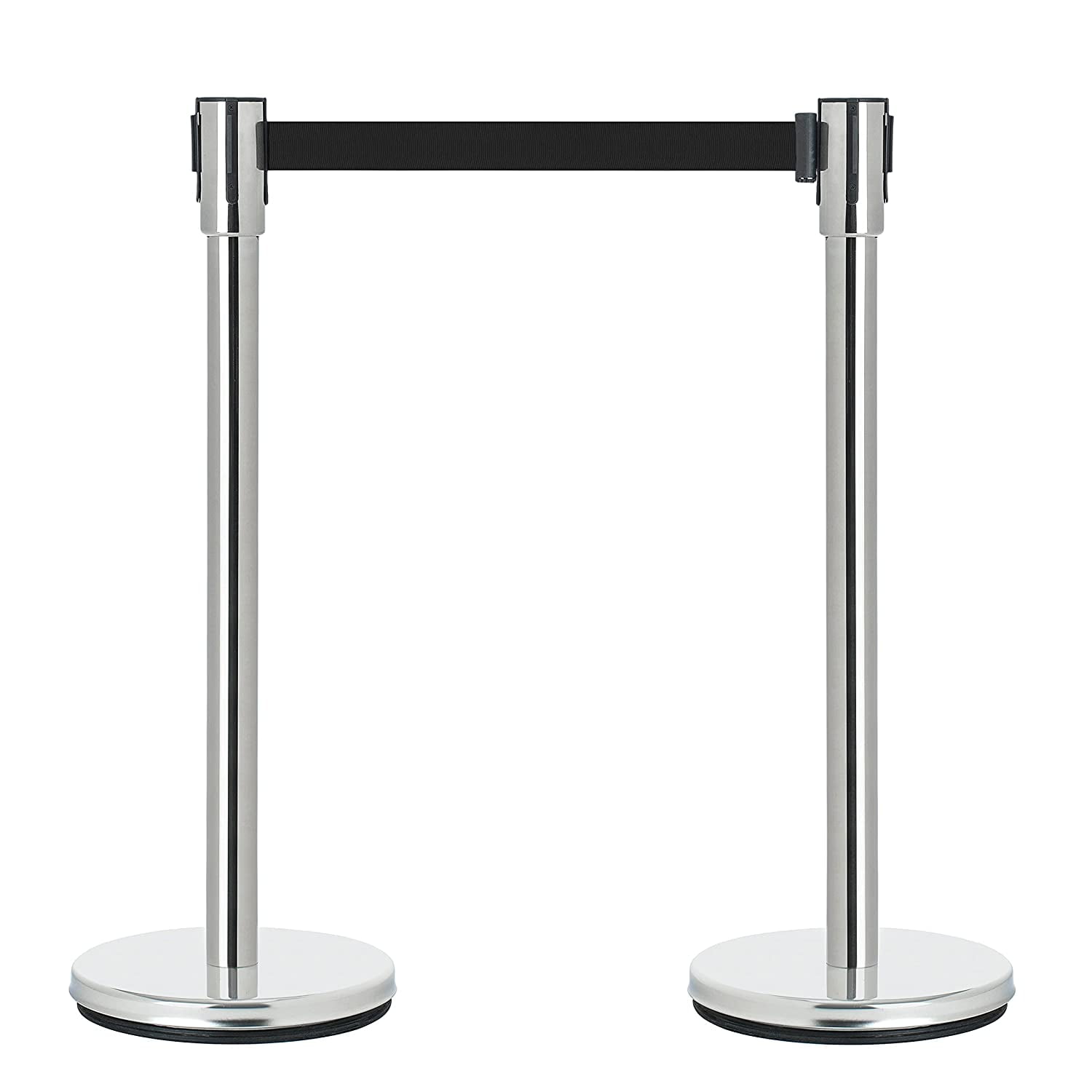 DuraSteel Crowd Control Stanchion Belt Barriers - Stainless Steel ...