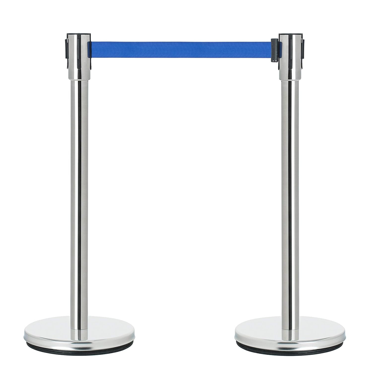 DuraSteel Crowd Control Stanchion Belt Barriers - Stainless Steel ...