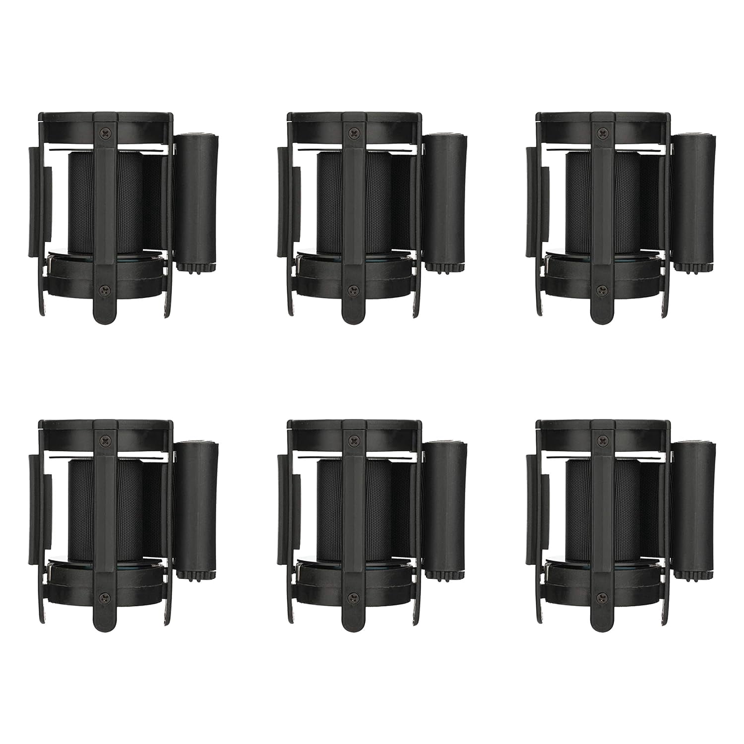 DuraSteel Replacement Stanchions Belt Head Cassette - 6.5 Feet Black ...