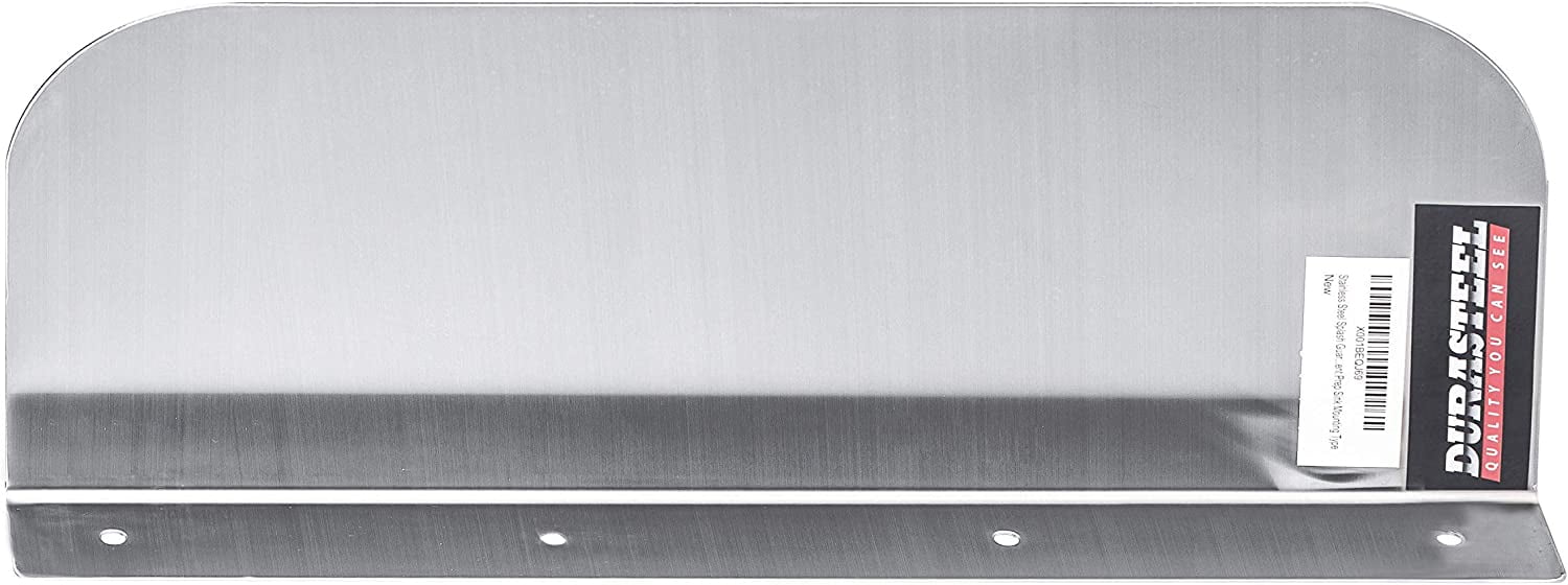 DuraSteel Stainless Steel Sink Splash Guard - 15" x 6" Deck Mount ...