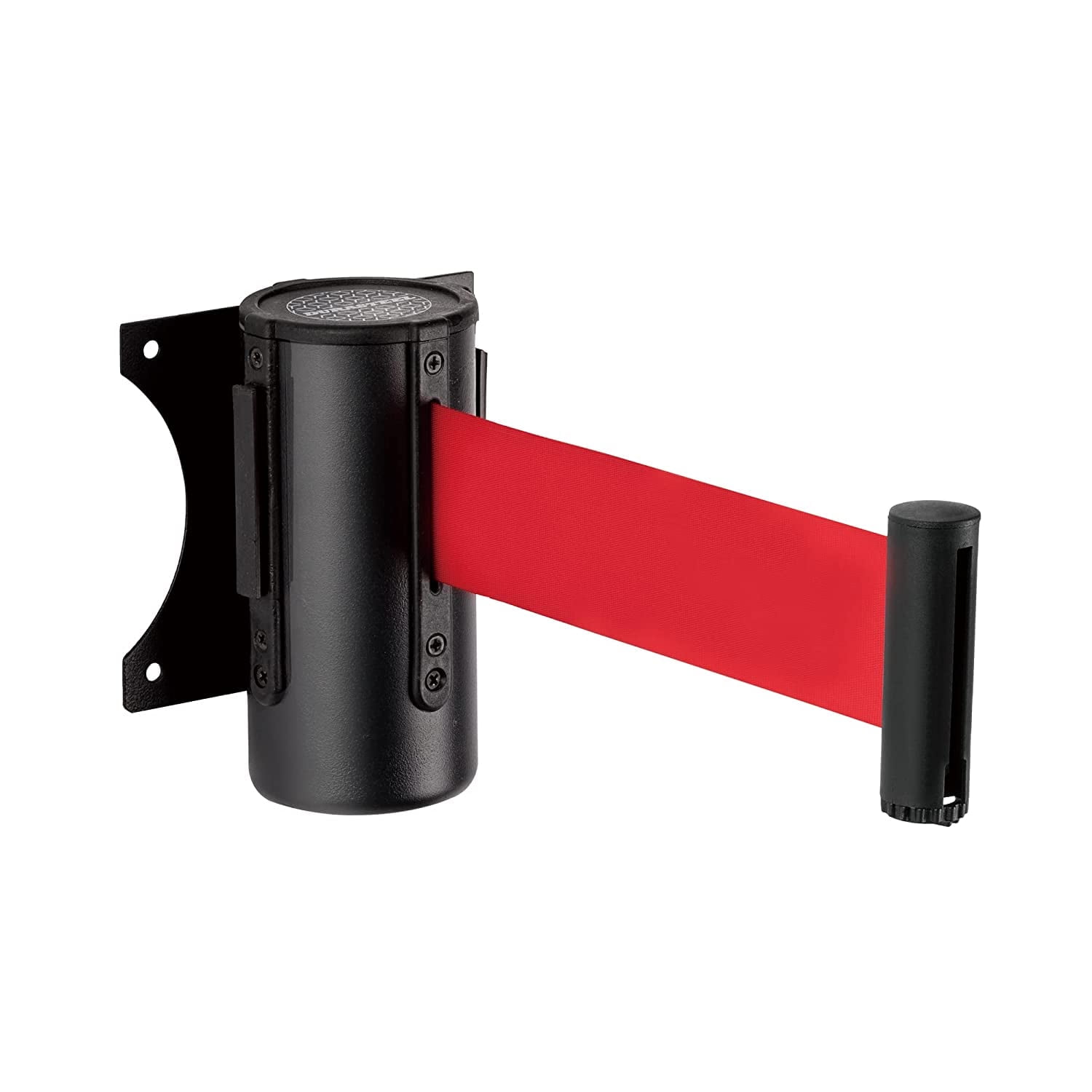 DuraSteel Wall Mount Retractable Belt Barrier - 9.2 Ft Red Safety Belt ...