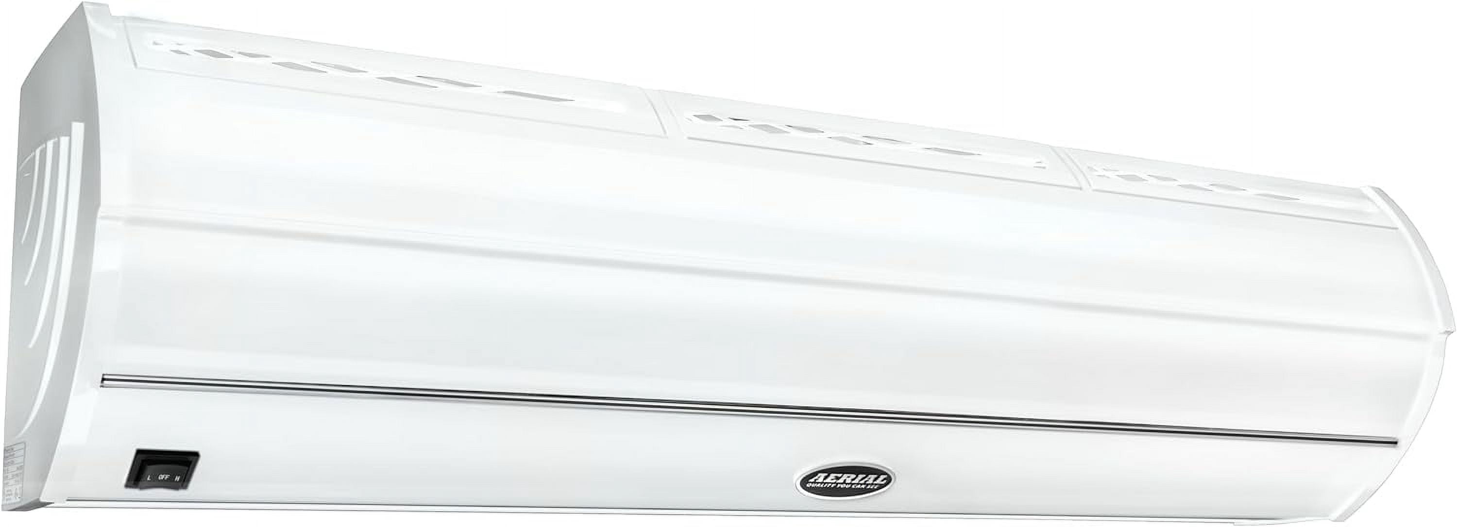 DuraSteel Wall Mounted Air Curtain Fan - White 36 Inch Air Door - UL ...