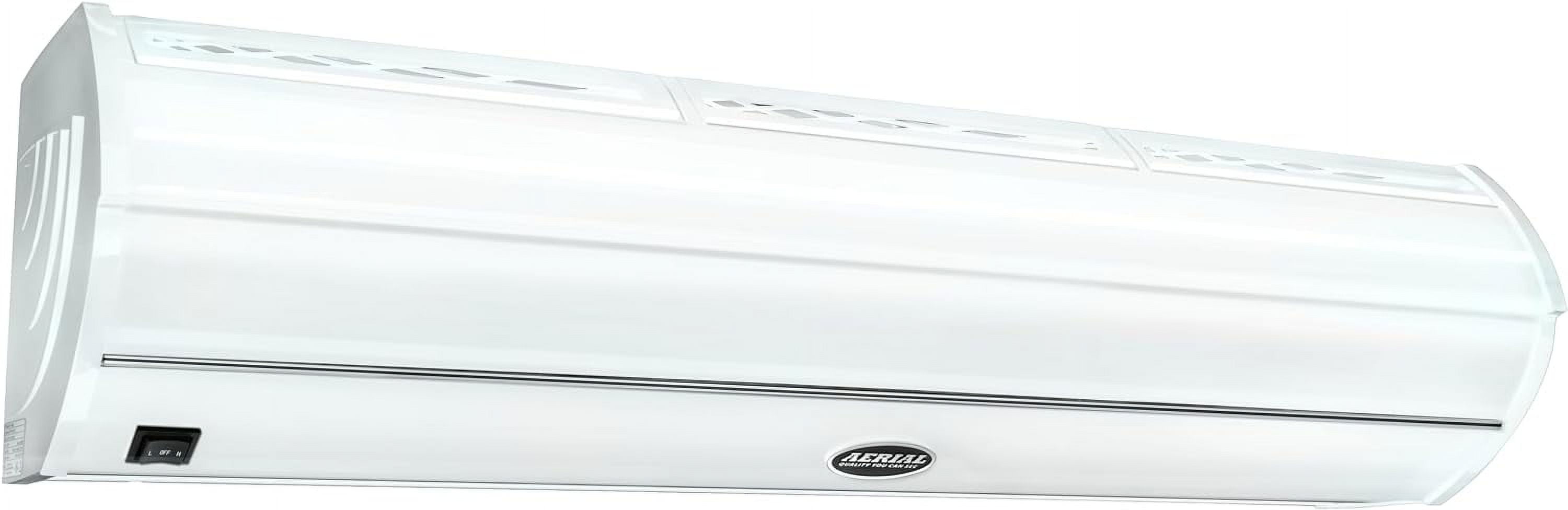 DuraSteel Wall Mounted Air Curtain Fan - White 40 Inch Air Door - UL ...