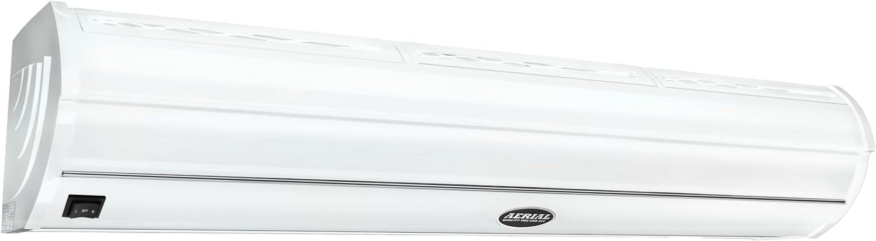 DuraSteel Wall Mounted Air Curtain Fan - White 48 Inch Air Door - UL ...